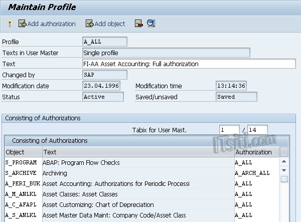 SU02: Maintain SAP Authorization Profiles